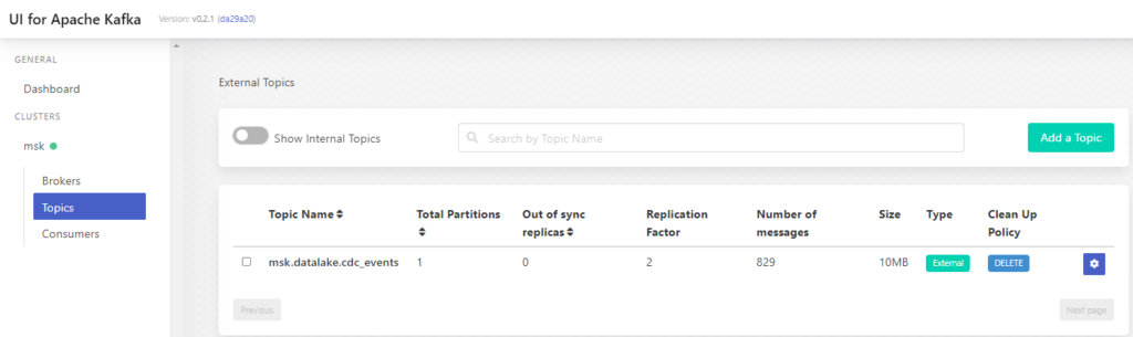Data Lake Demo using Change Data Capture (CDC) on AWS - Part 2 CDC with Amazon MSK - Cevo