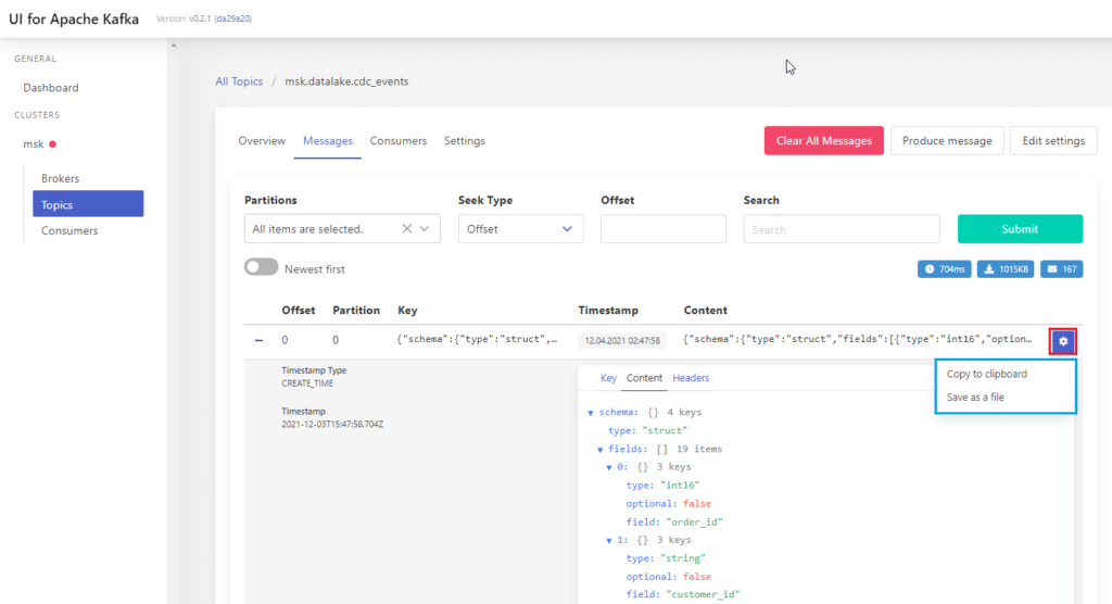 Data Lake Demo using Change Data Capture (CDC) on AWS - Part 2 CDC with Amazon MSK - Cevo