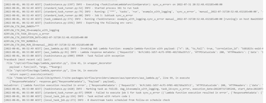 Revisit AWS Lambda Invoke Function Operator of Apache Airflow - Cevo