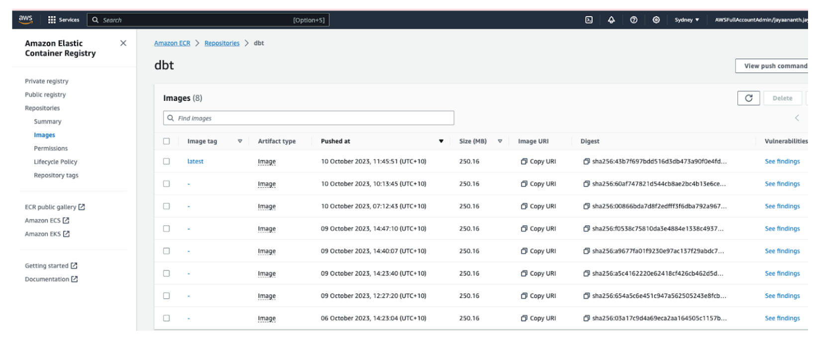 Orchestrating Snowflake Data Transformations With Dbt On Amazon Ecs 2601